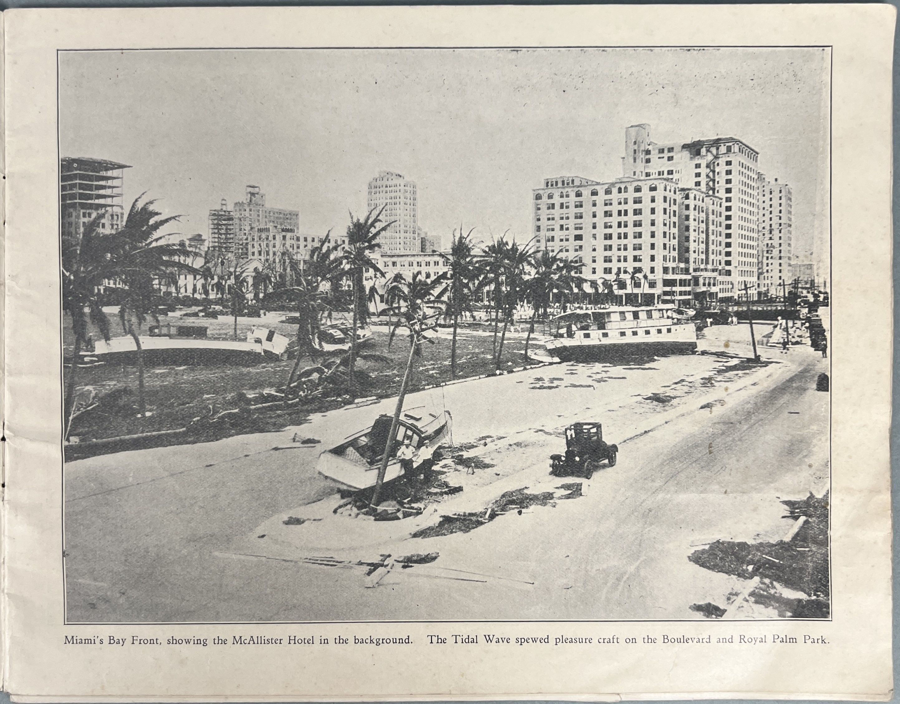 Hurricane Scenes; Miami Disaster in Picture. Sept. 17- Sept. 18, 1926 ...