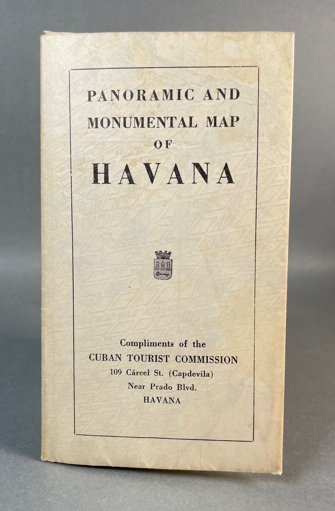 Panoramic and Monumental Map of Havana