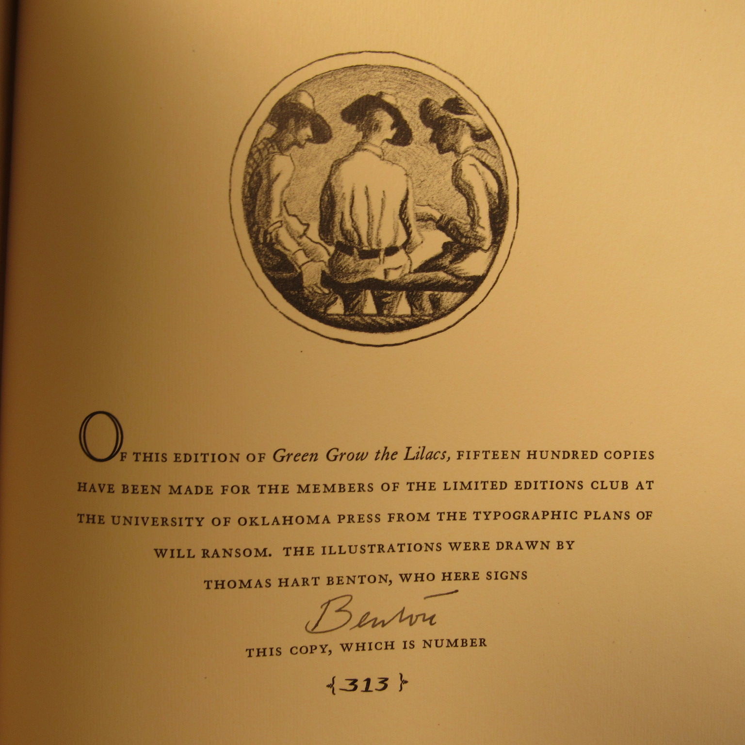 Green Grow the Lilacs A Play by Lynn Riggs