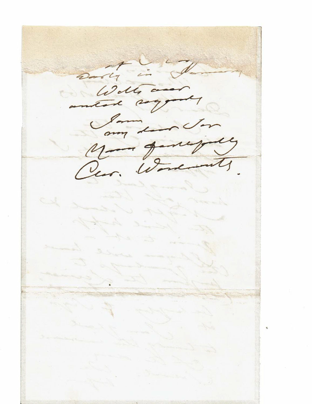 William Wordsworth Signature