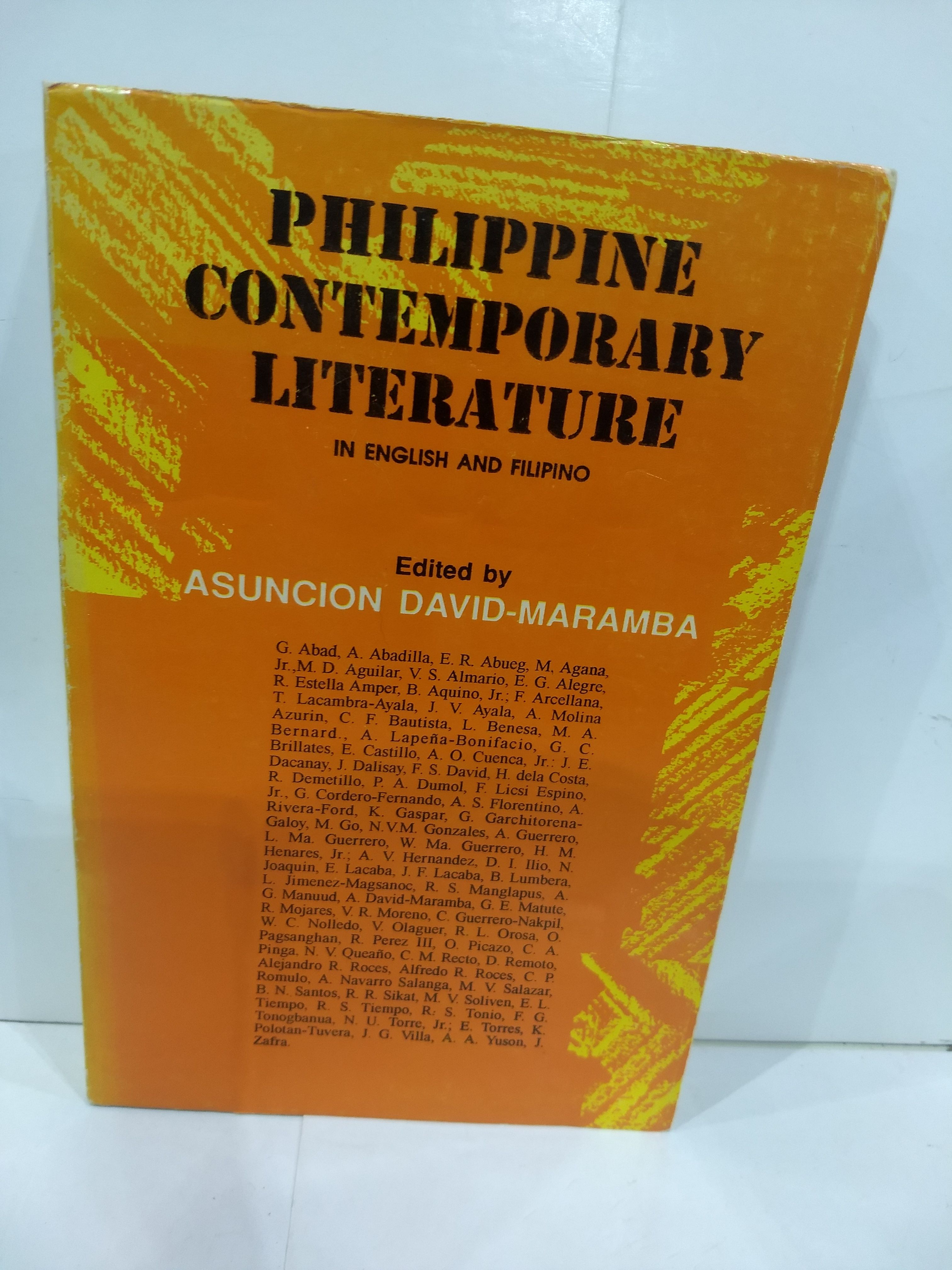 Philippine Contemporary Literature in English and Filipino