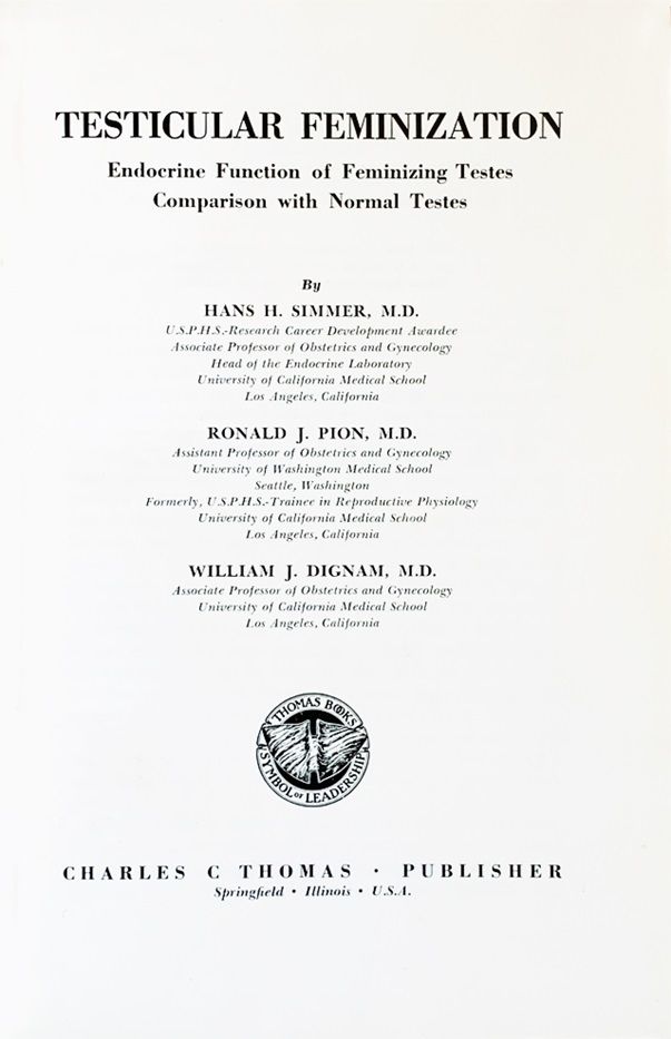 Testicular Feminization Endocrine Function Of Feminizing Testes