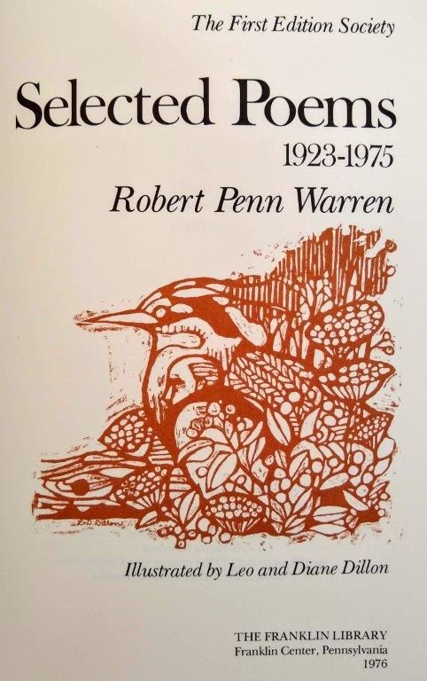 Selected Poems 1923-1975. Illustrated by Leo and Diane Dillon.