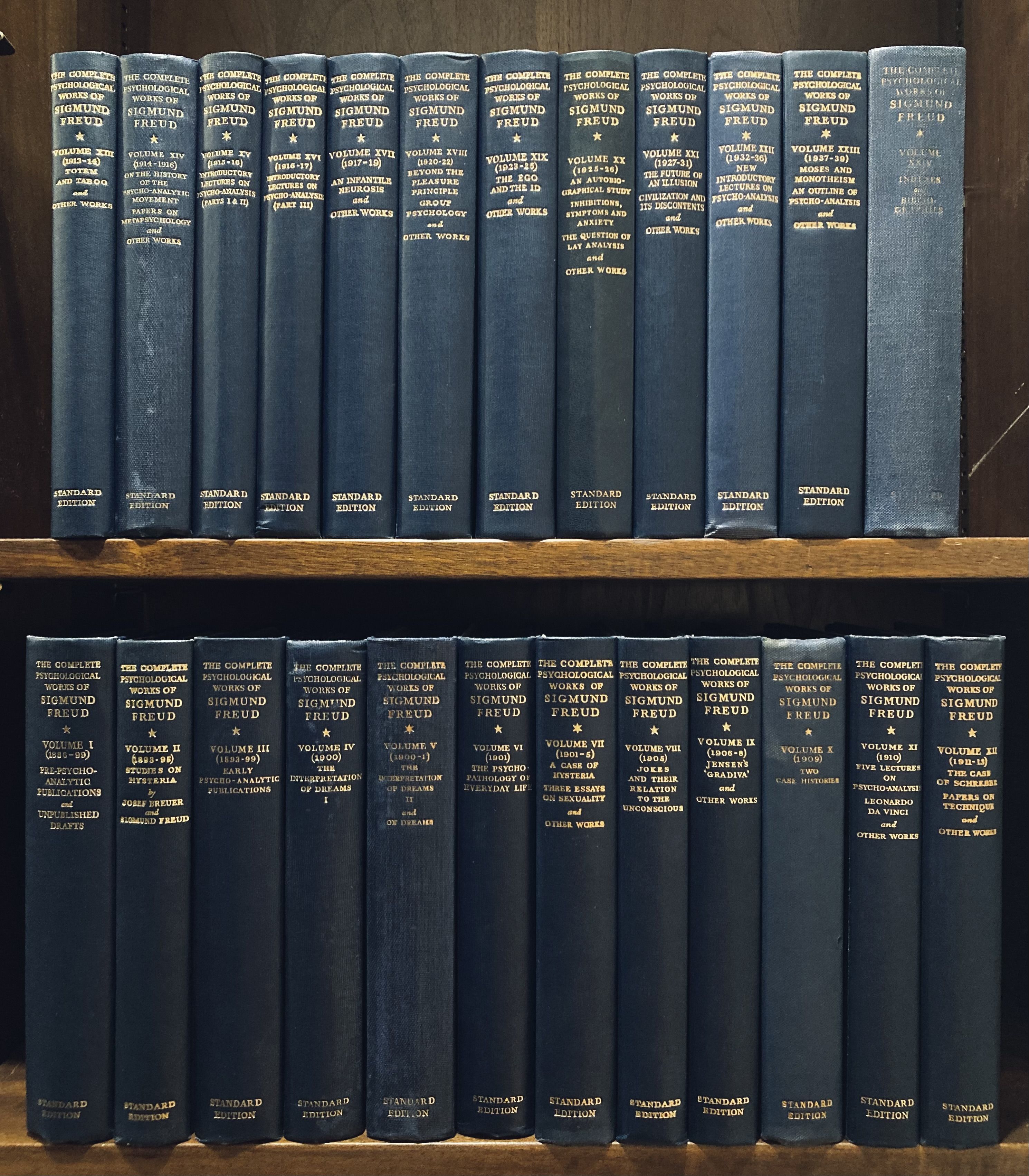 The Standard Edition of the Complete Psychological Works of Sigmund Freud