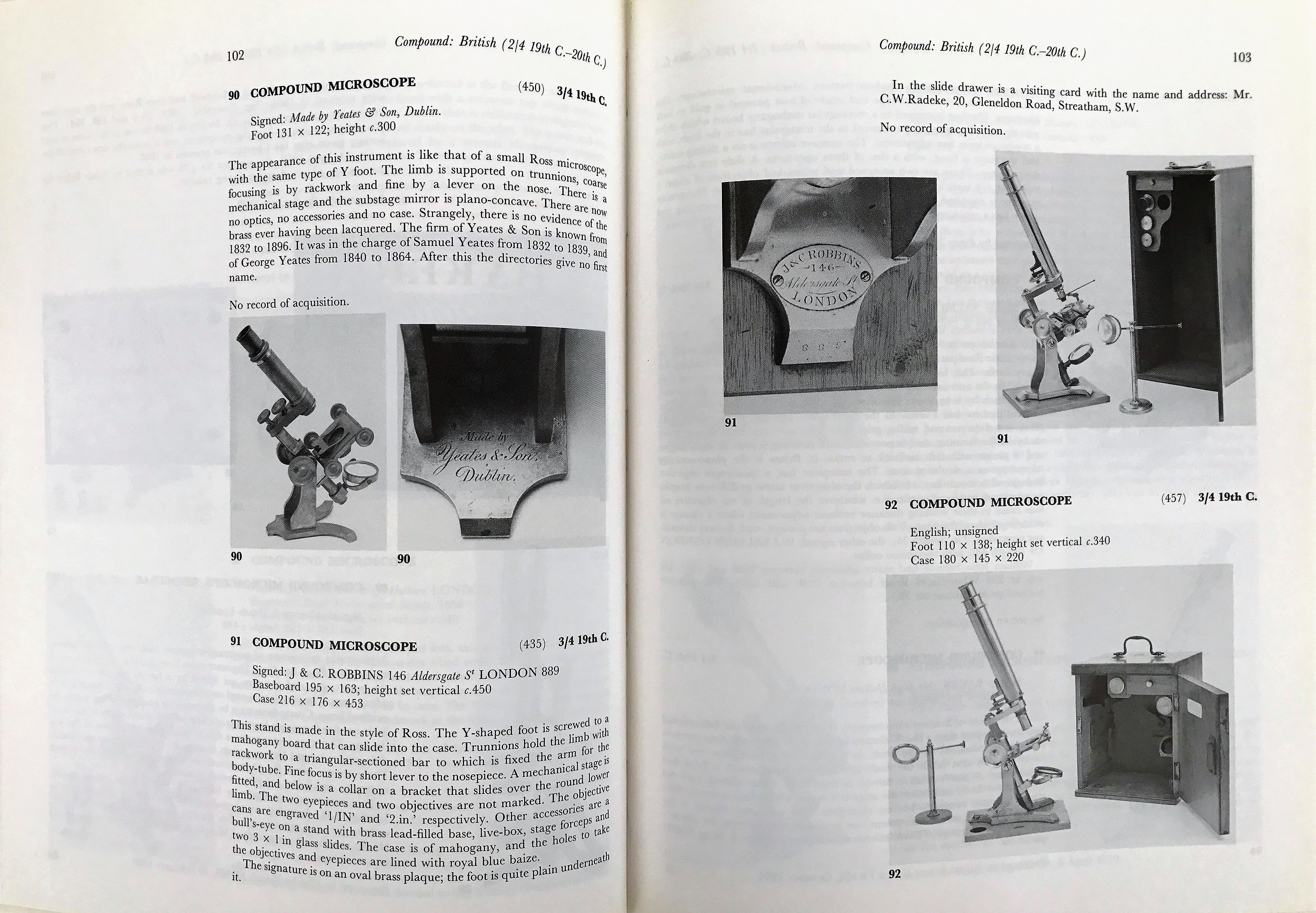 The Great Age of the Microscope; The Collection of the Royal ...