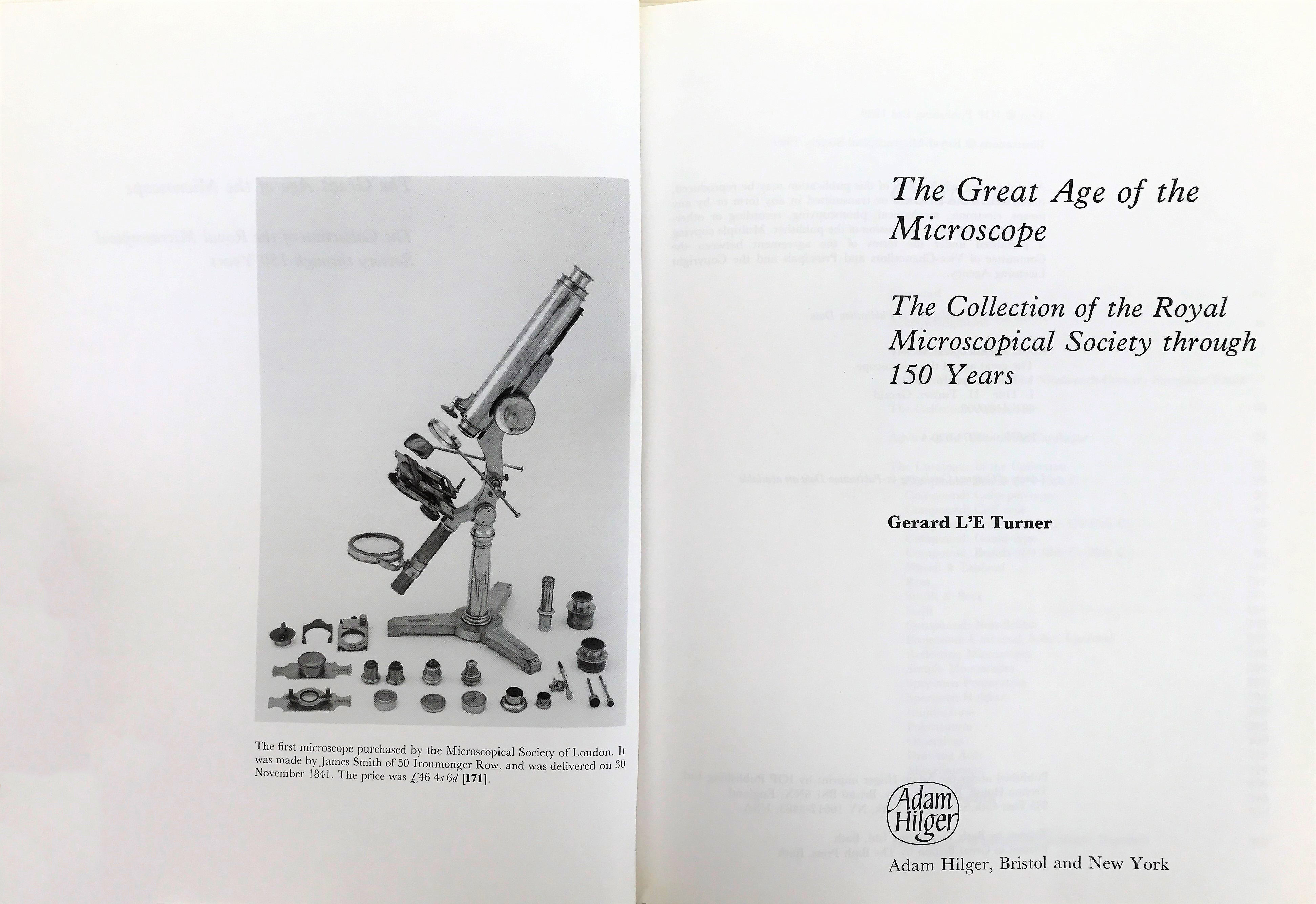 The Great Age of the Microscope; The Collection of the Royal ...