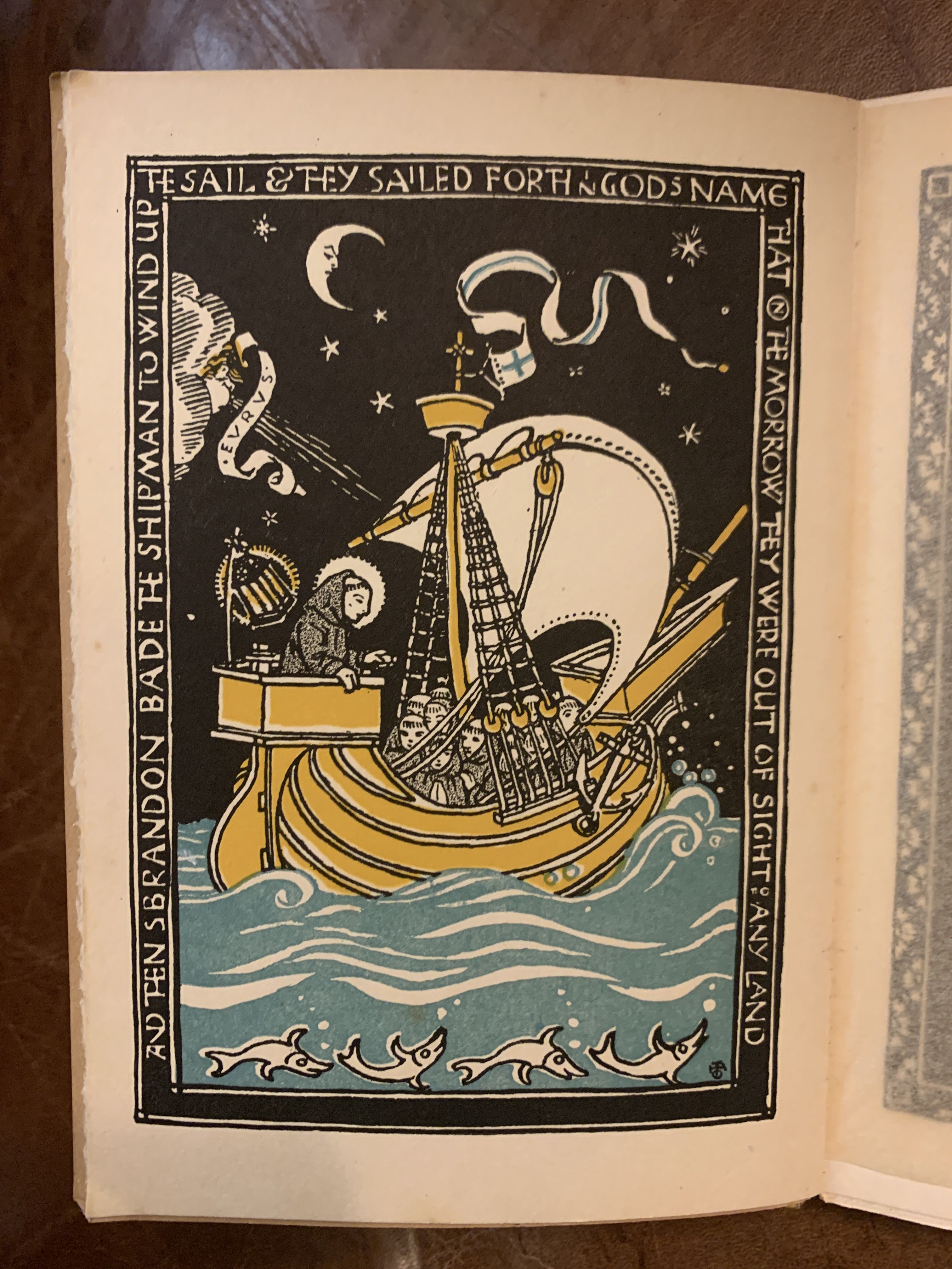 S. Brendan The Voyager And His Mystic Quest Illustrated in Color and B ...