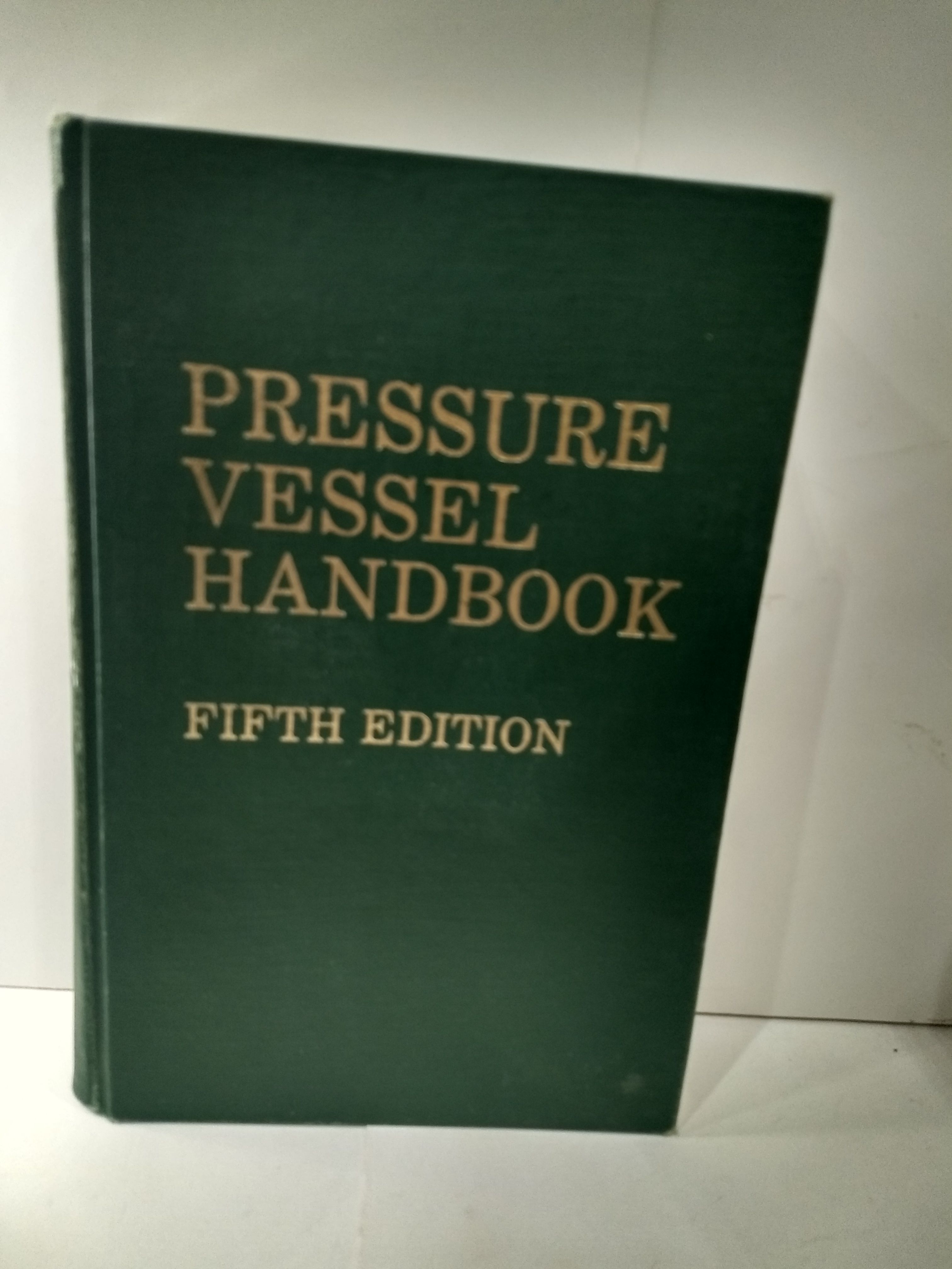 Pressure Vessel Handboook, 5th Edition