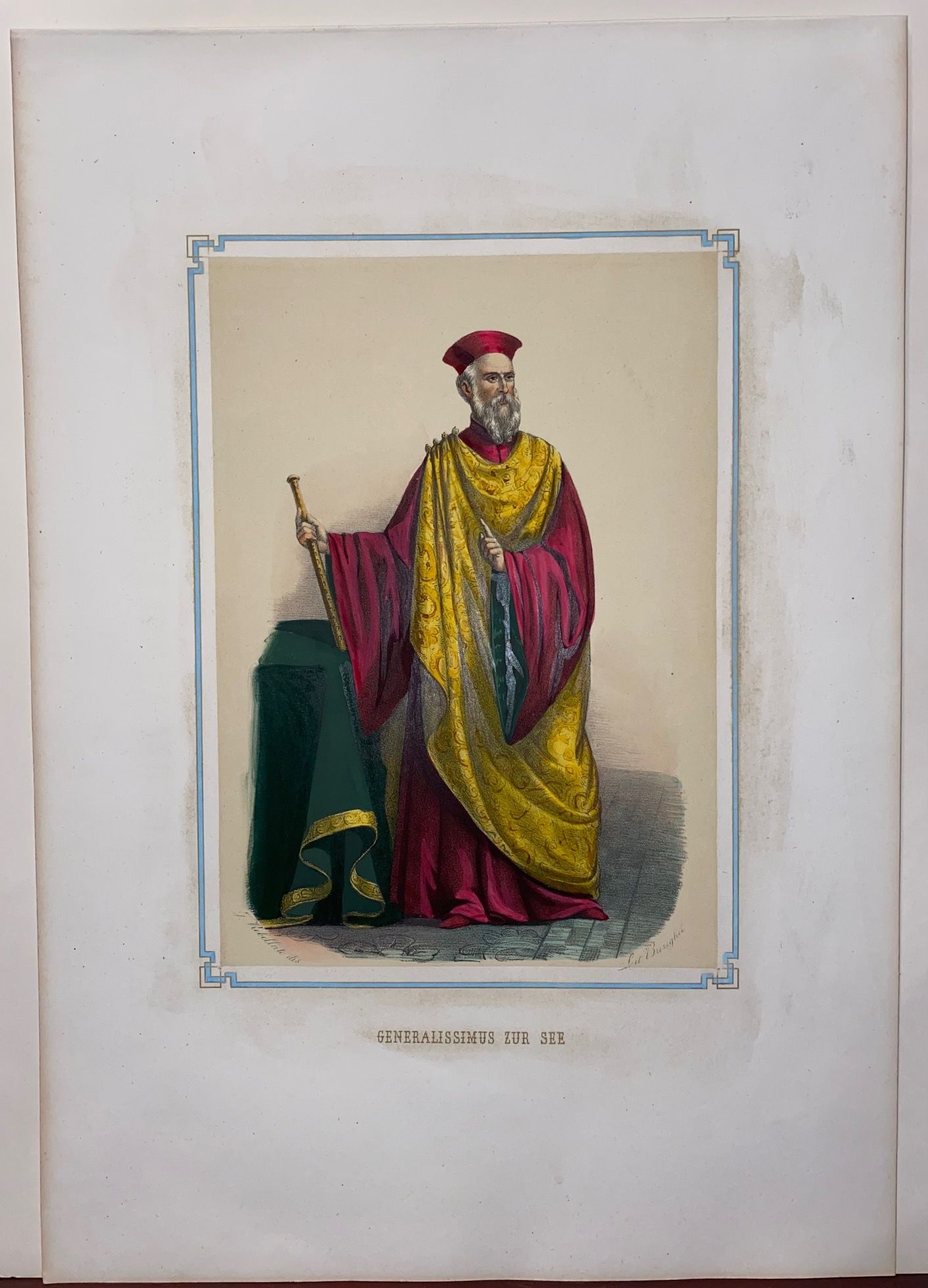 Generalissimus [Generalkapitan] zur See from Das Malerische ...