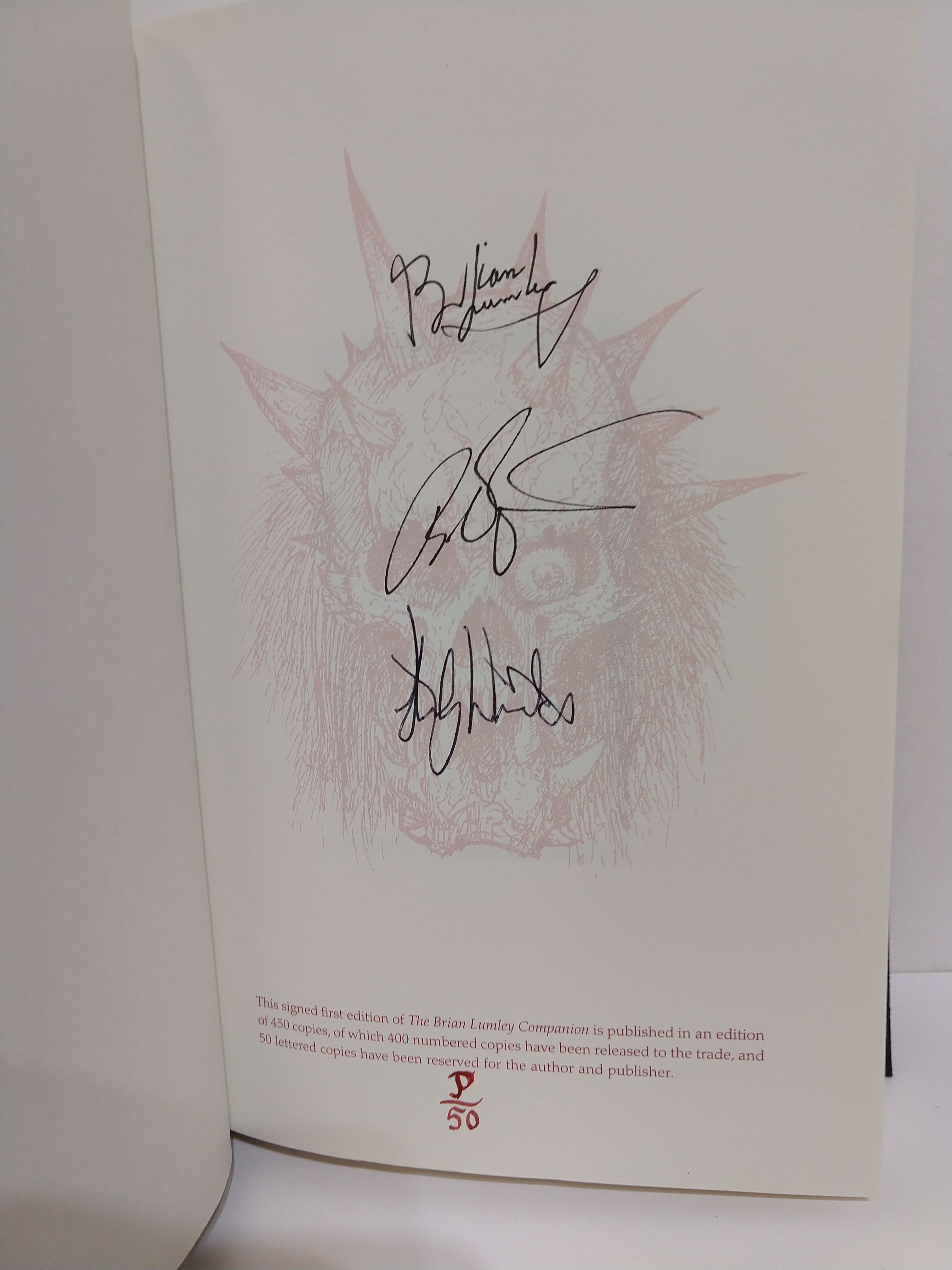 The Brian Lumley Companion (SIGNED)