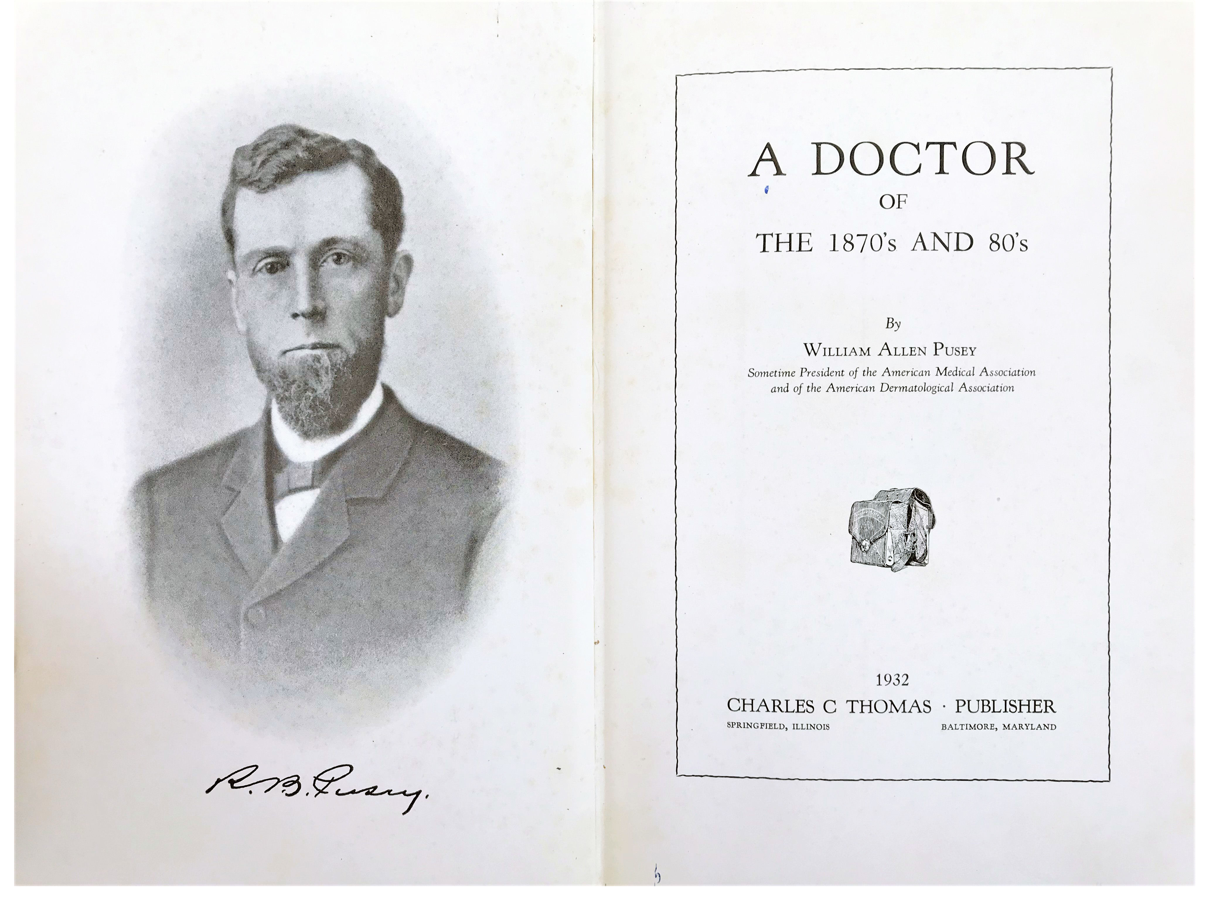 A Doctor of the 1870's and 80's.