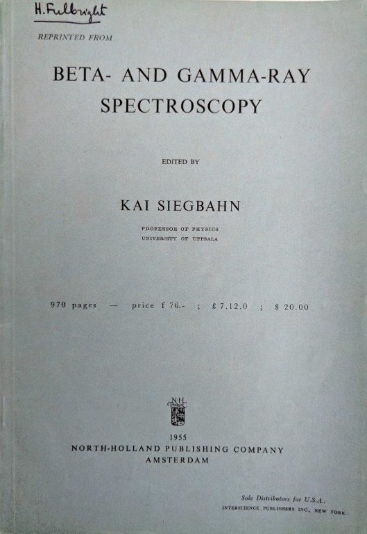 Beta Spectroscopy by Use of a High Pressure Proportional Counter ...