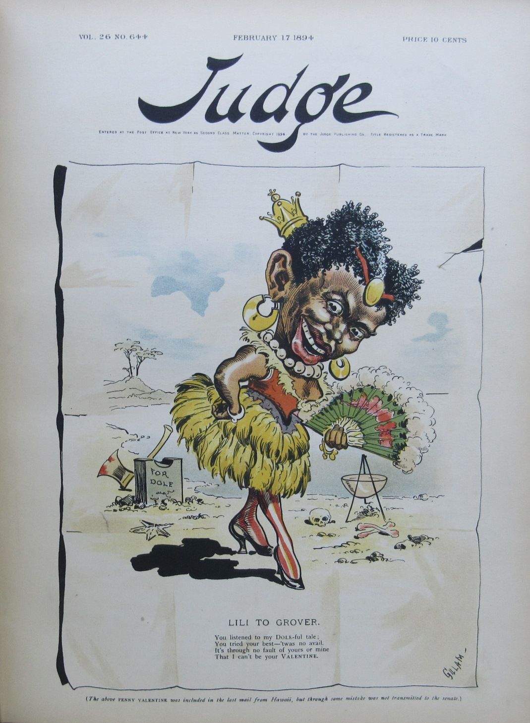 Judge Magazine, Volume 26, #638 - 663. January 6 - June 30 1894.