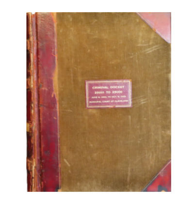 Criminal Docket 20,001 to 24,945. June 8, 1933 to Oct. 5, 1933