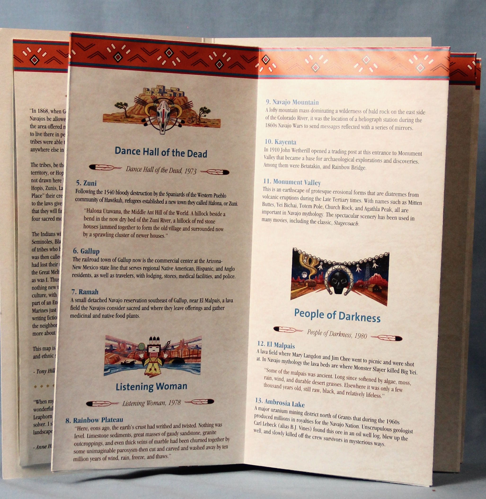 The Hillerman Indian Country Map and Guide A Cmpanion to Tony and Anne ...