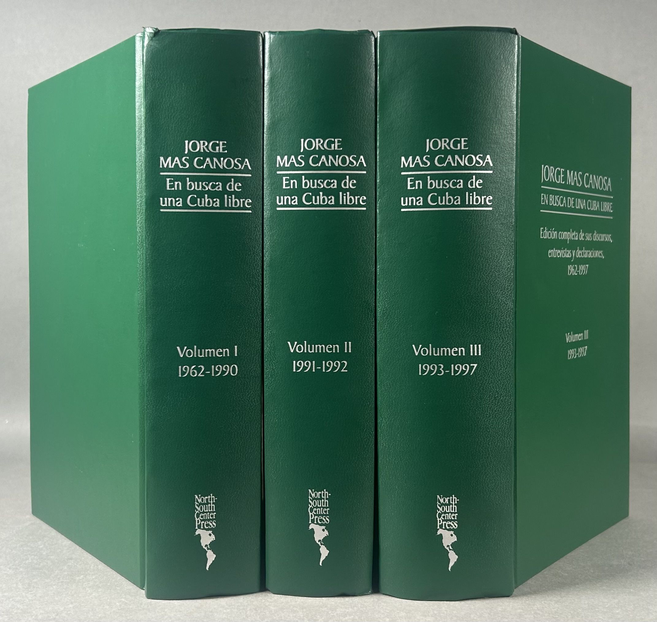 Jorge Mas Canosa en Busca de una Cuba Libre; Edicion Completa de sus ...