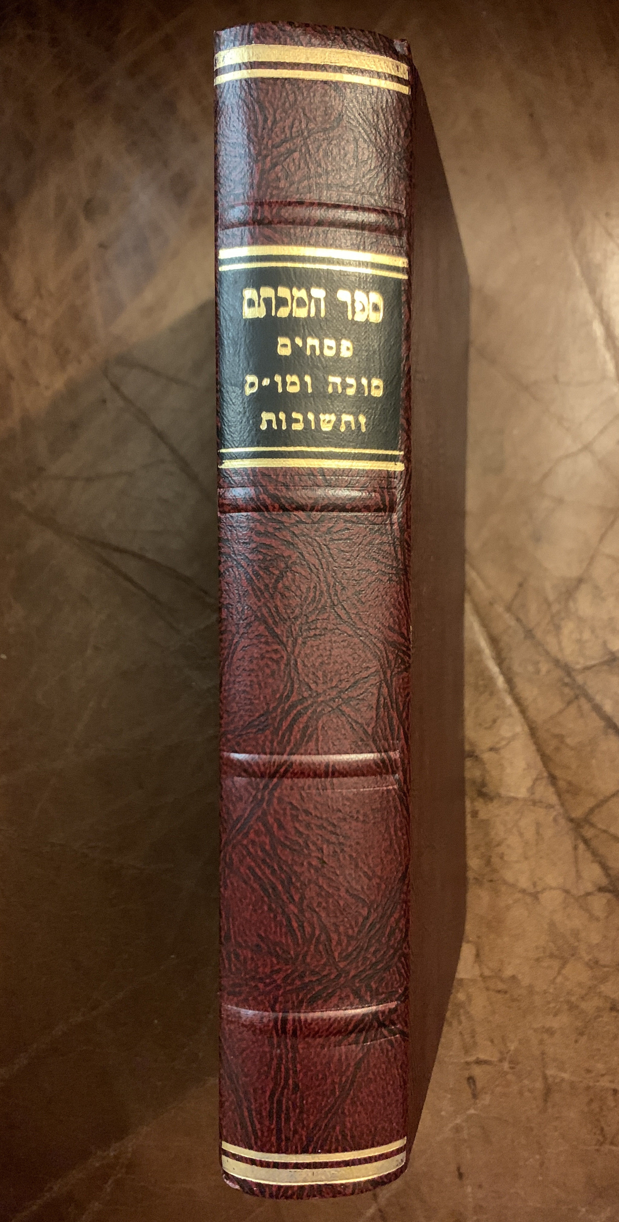 Sefer Hamichtam on the tractates P'Sachim, Suchak and Moed Katan and ...