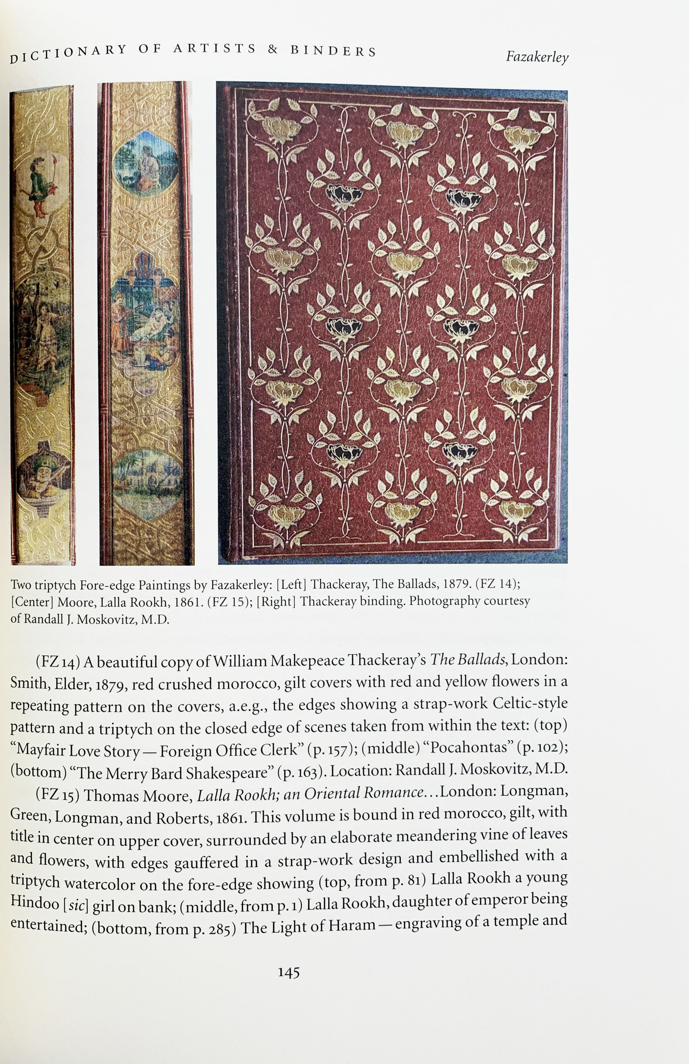 An Annotated Dictionary of Fore-edge Painting Artists & Binders (Mostly ...