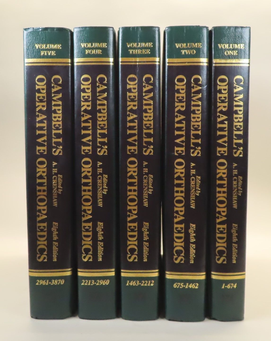 Campbell's Operative Orthopaedics [Five Volume Set]
