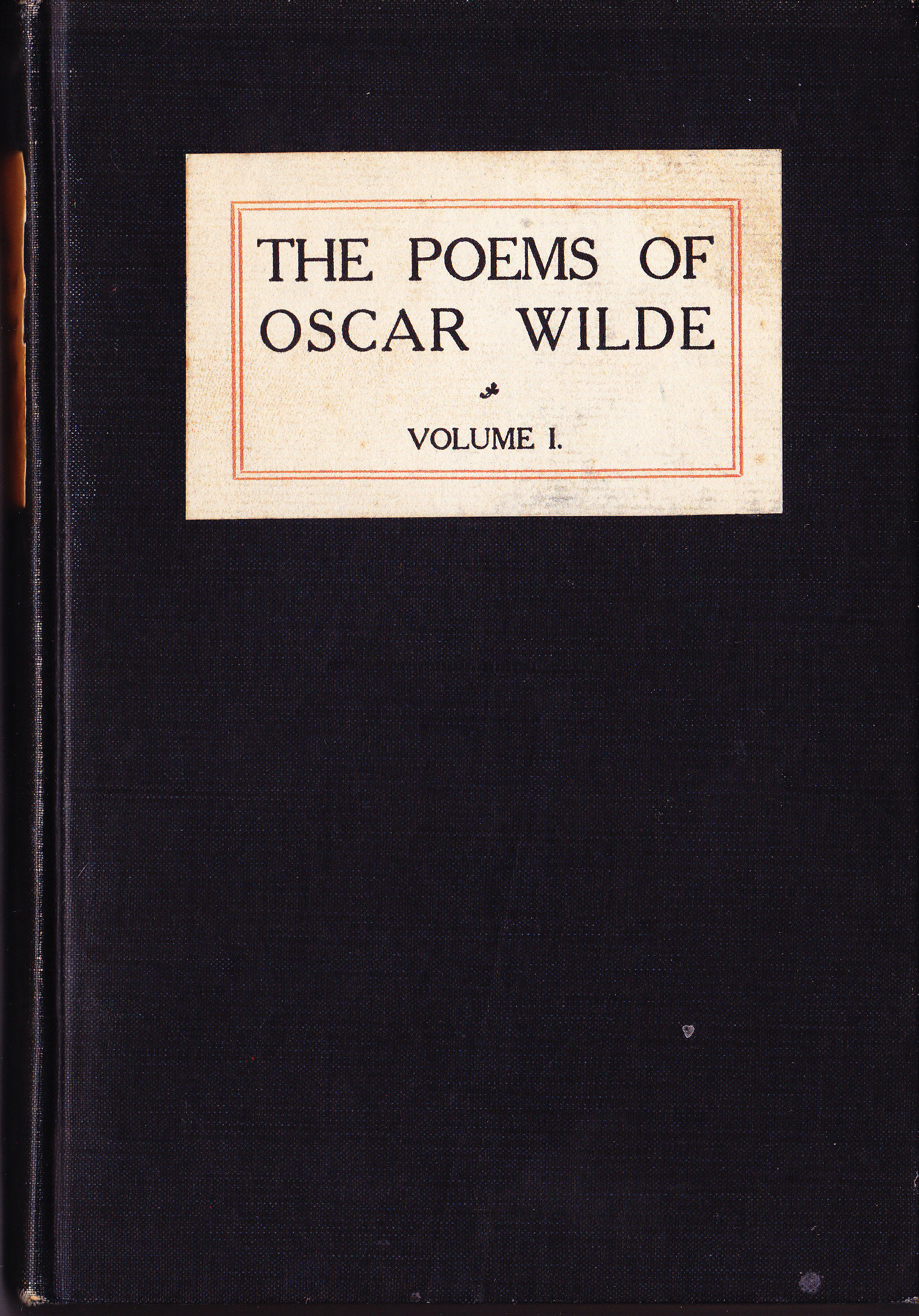 Oscar Wilde Poems The Poems Of Oscar Wilde 1909 Authorized Edition