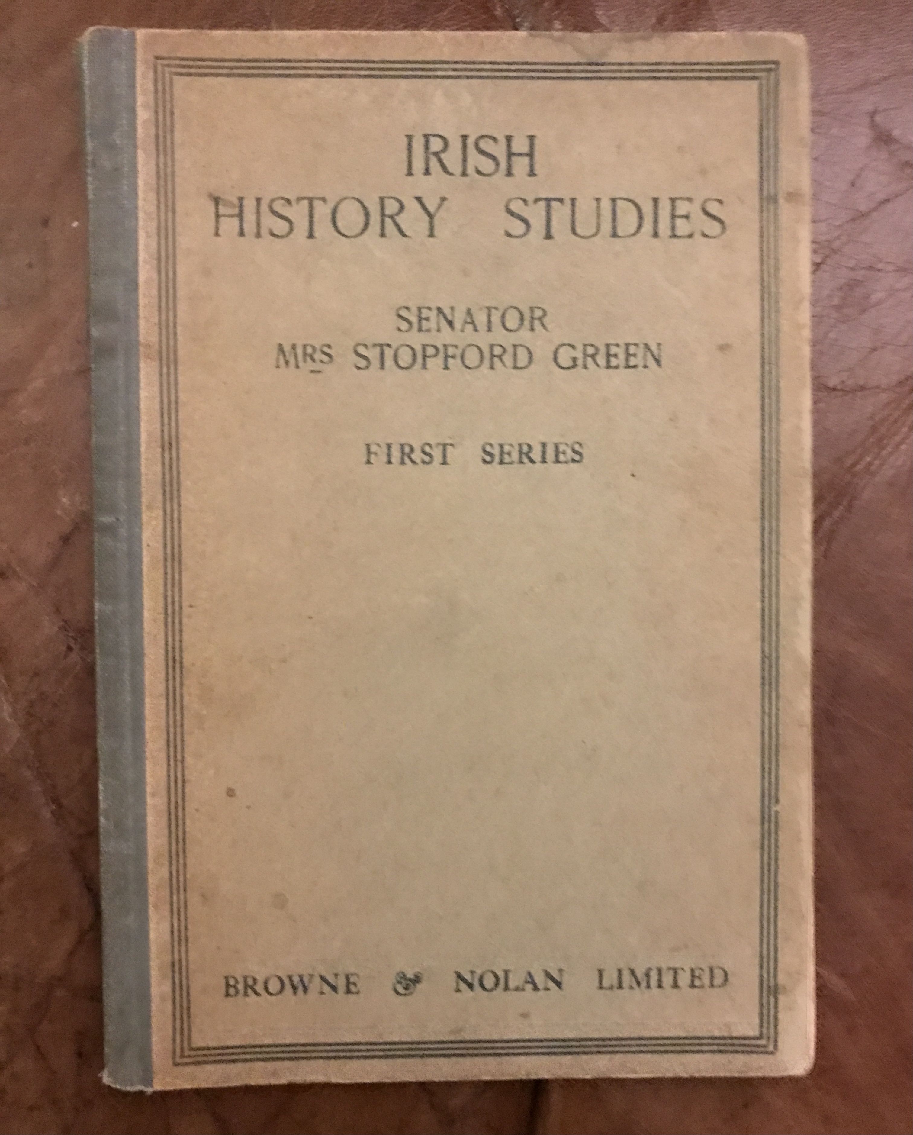 Irish History Studies First Series, Irishmen On The Sea, Old Irish ...