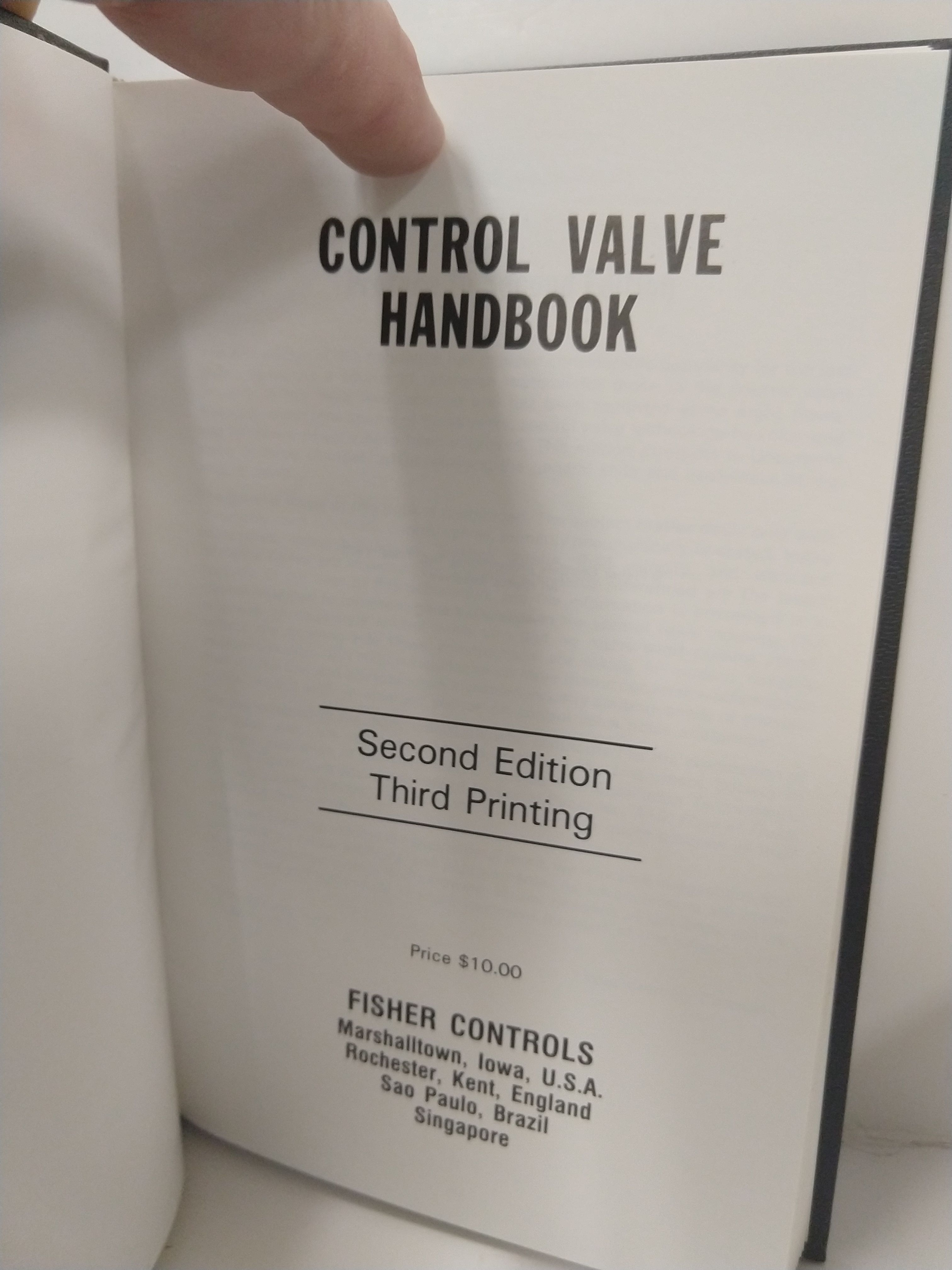 Fisher Control Valve Handbook, Second Edition