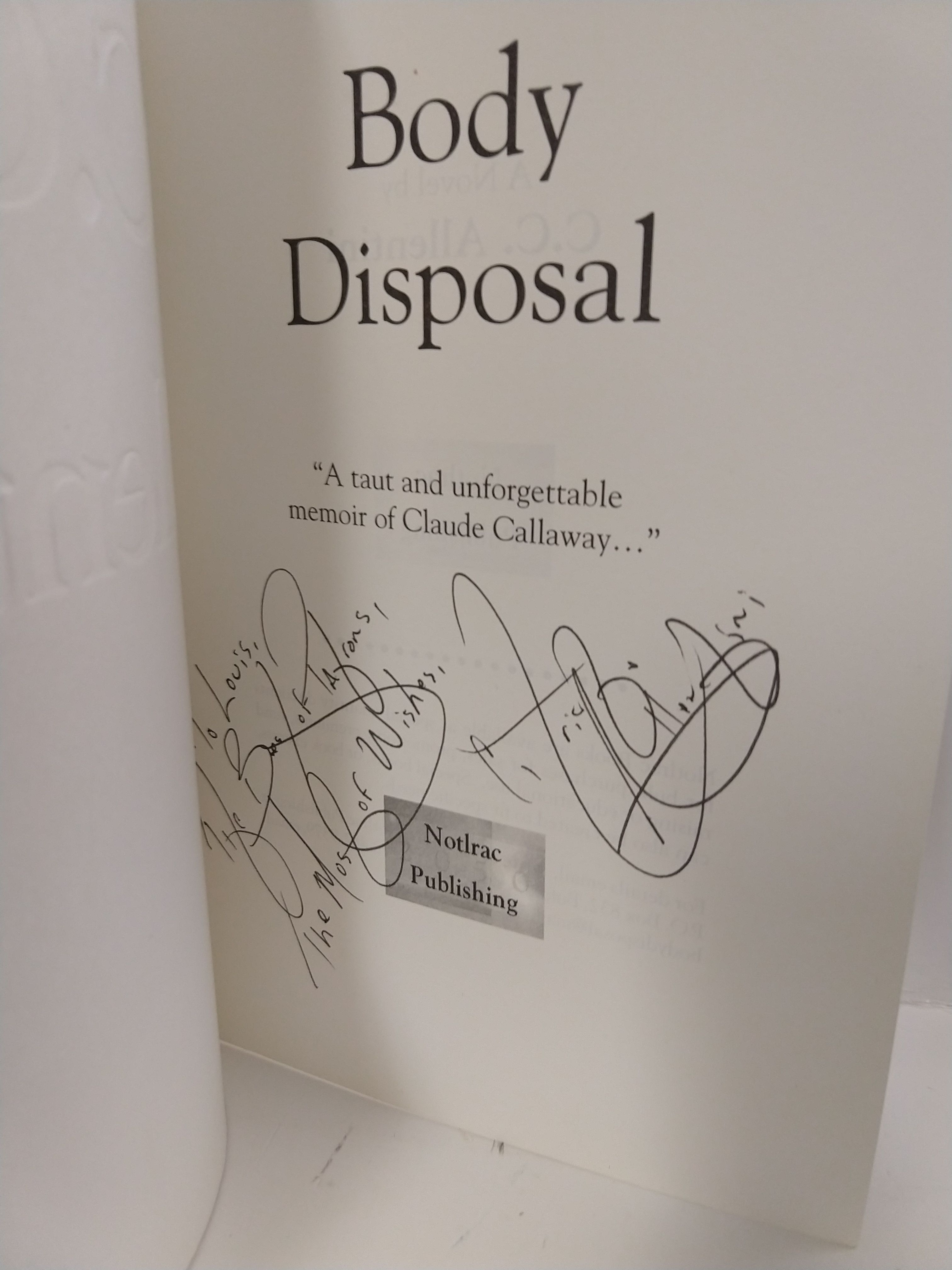 The Apothecary's Demise (SIGNED)