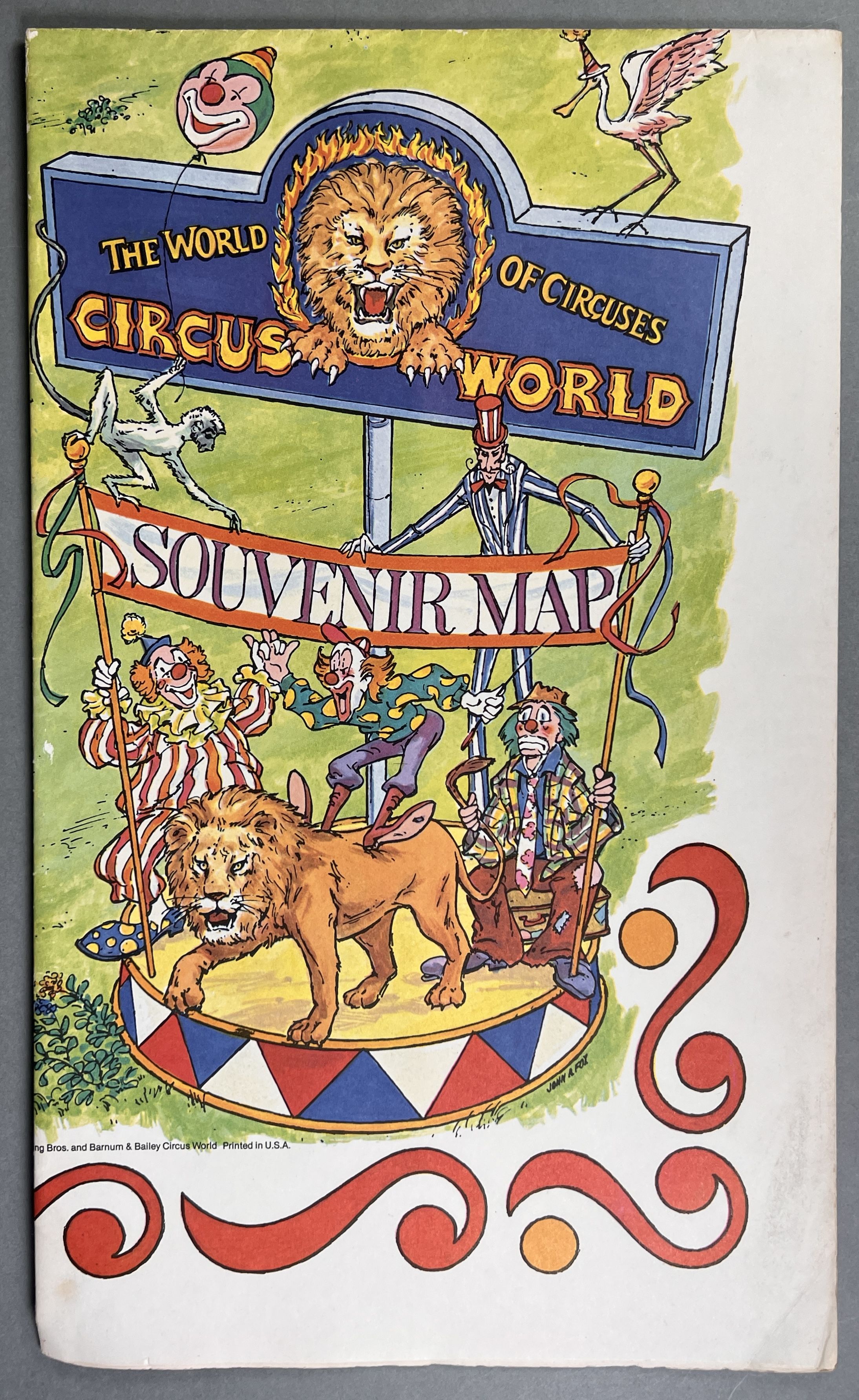 The World of Circuses, Circus World Souvenir Map