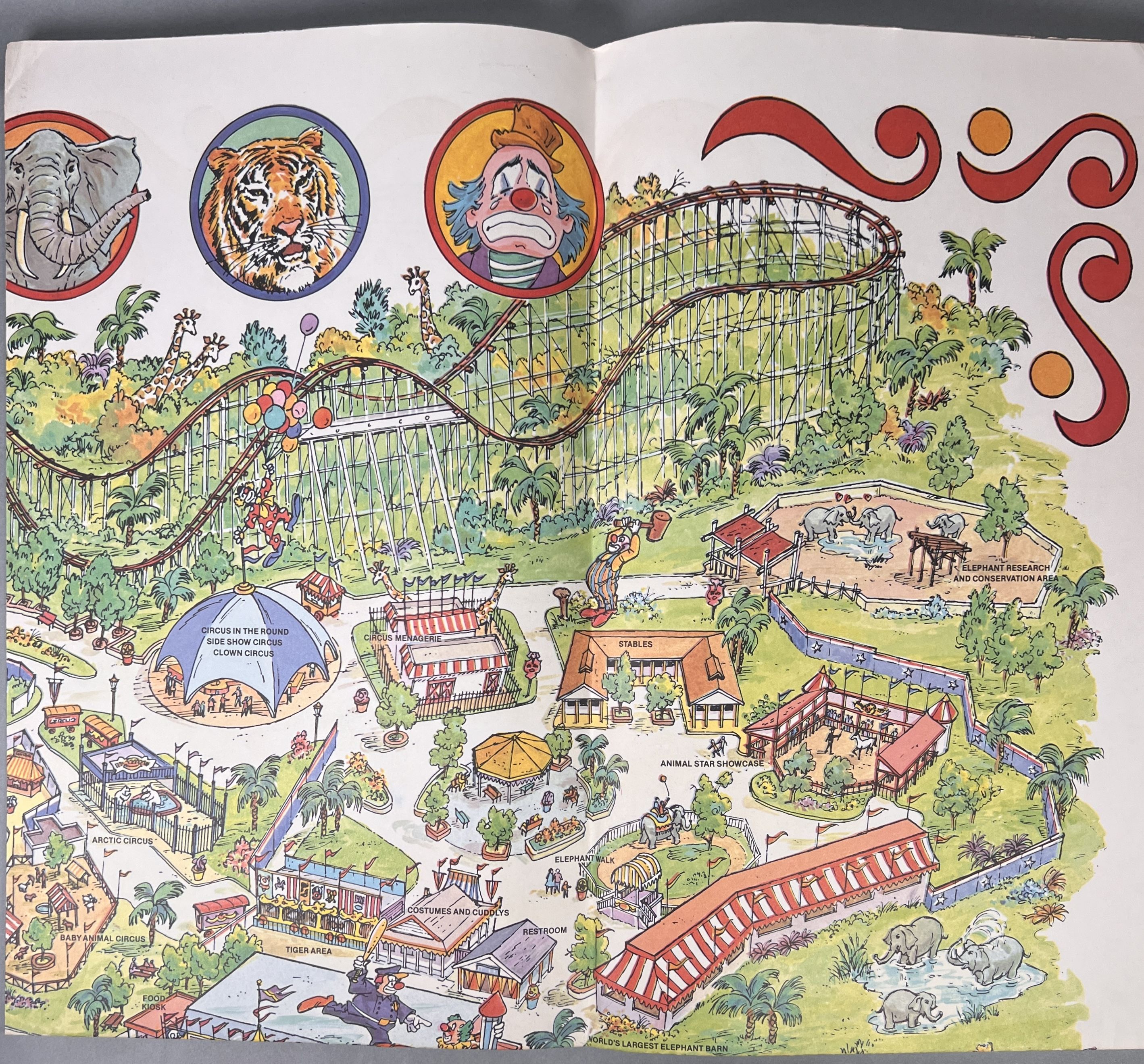 The World of Circuses, Circus World Souvenir Map