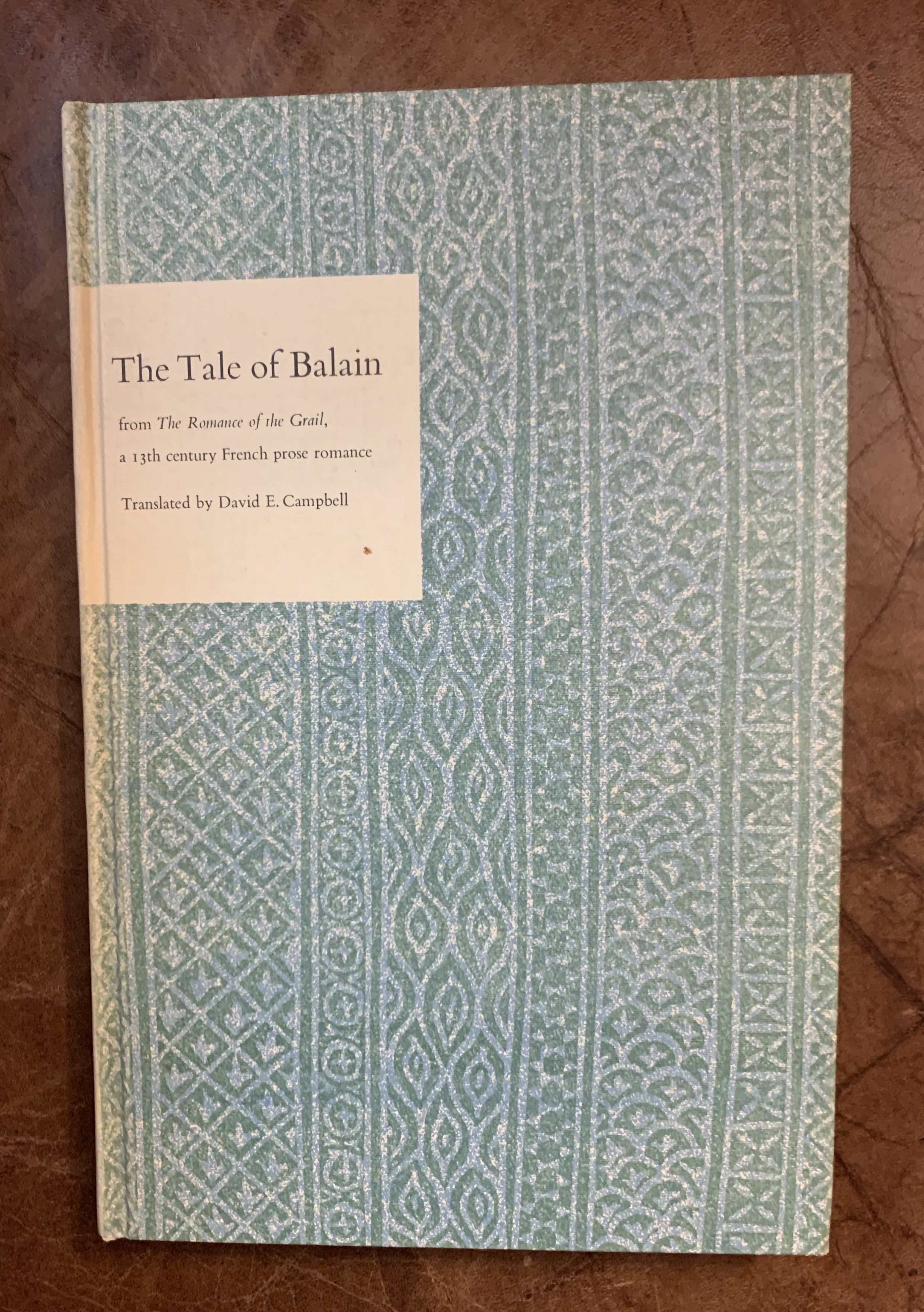 The Tale Of Balain From The Romance Of The Grail, A 13th Century French ...