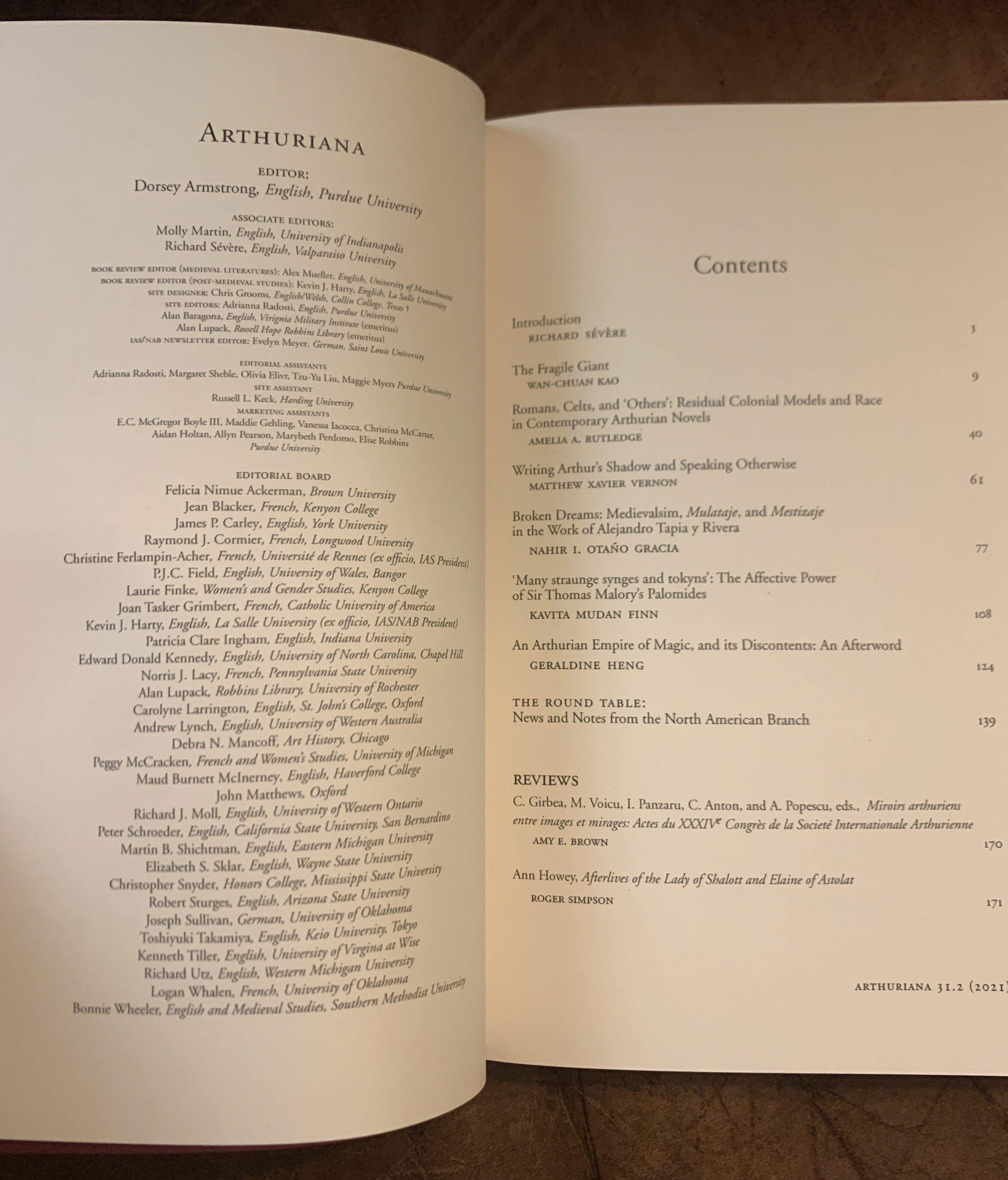 Arthuriana Volume 31 Number 2 Summer 2021 Race and the Arthurian Legend