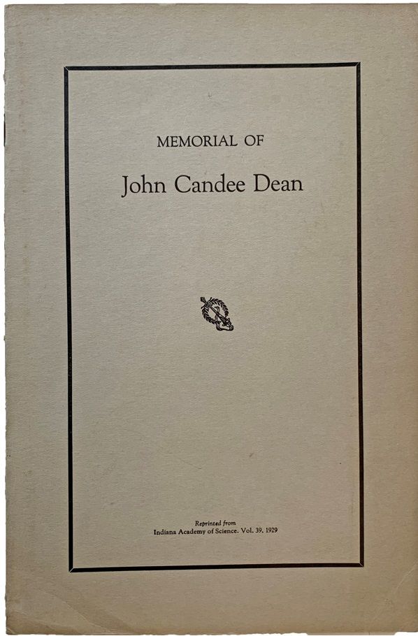 "Memorial of John Candee Dean."